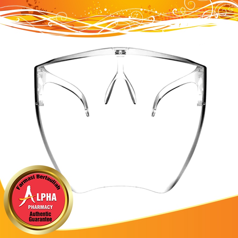 Protective Face Shield (1 Frame + 2 Shields) / Hard Cover Face Shield 1 ...