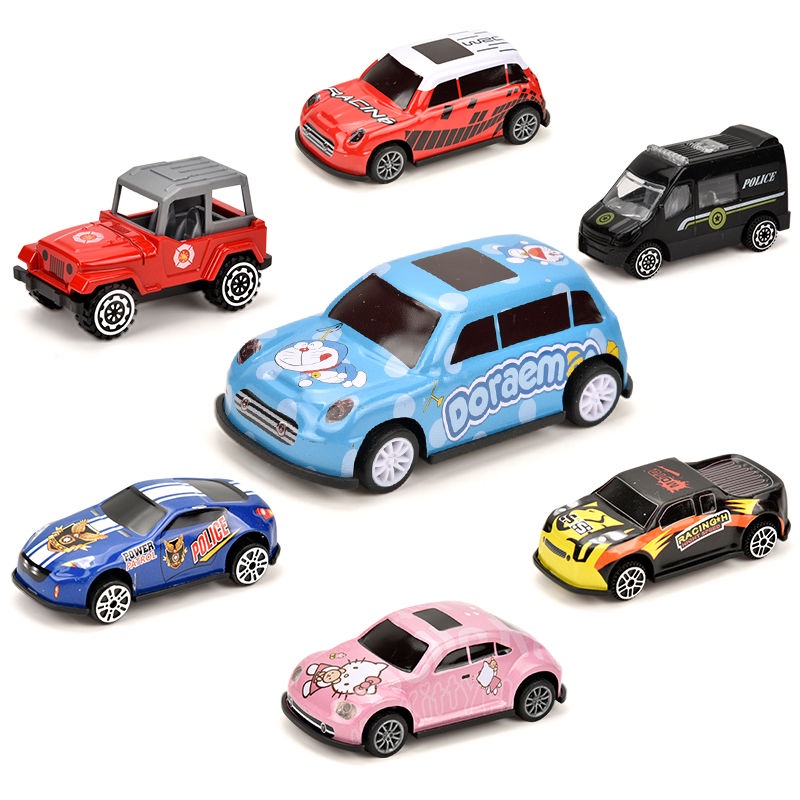 Mini alloy car toy sliding pull back car child boy toy car fall resistance inertia racing model ...