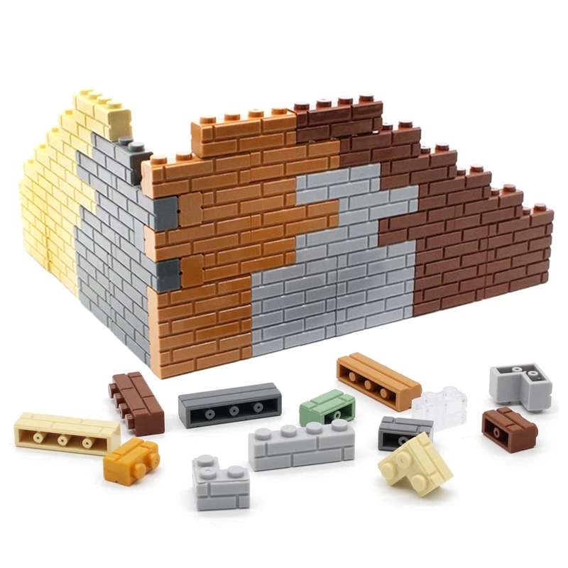 Small Particles Thick Wall Bricks 1x2 1x3 1x4 Dots Bulk Accessories ...