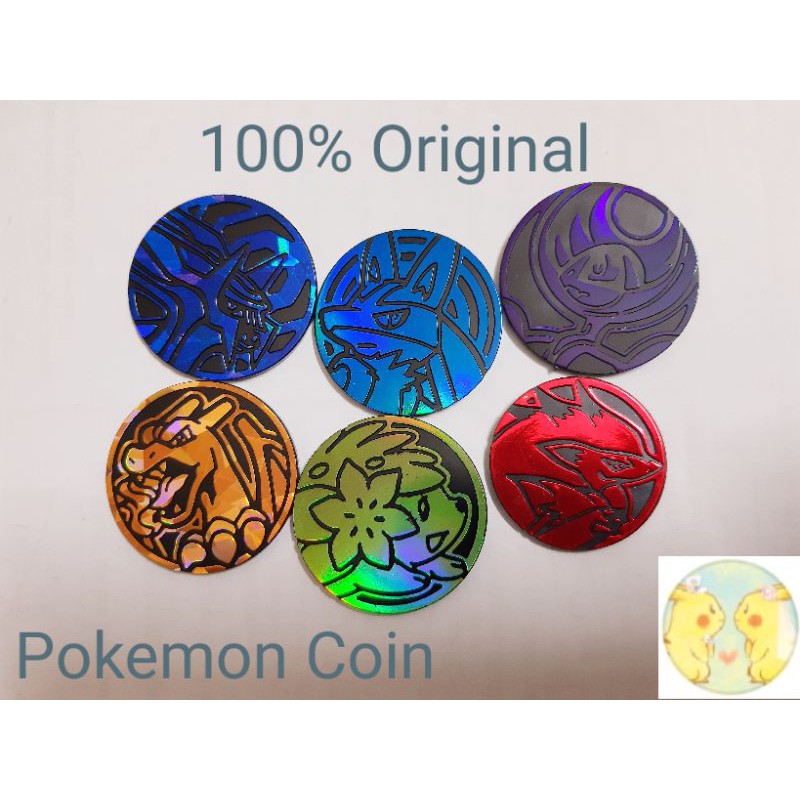 Pokemon Card TCG : Pokemon Coin ( Charizard, Zoroark, Dialga, Shaymin ...