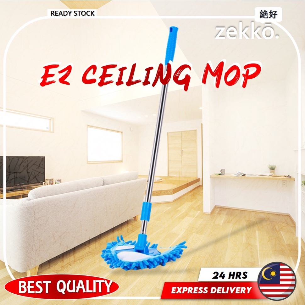 Zekko. Extendable Triangle Mop, Window Wall Lazy Mop, Lap Dinding ...
