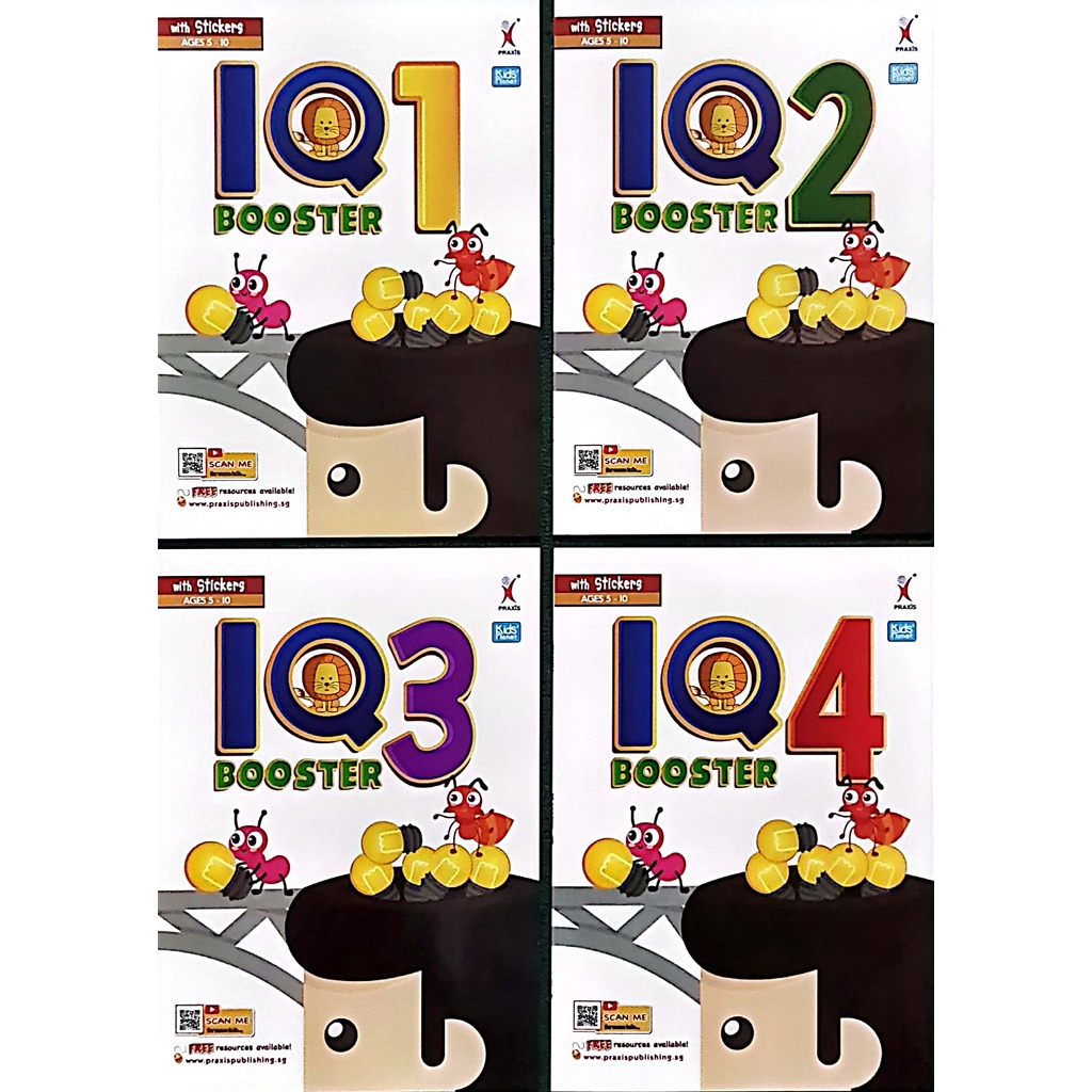 IQ BOOSTER BOOK 1 - BOOK 4 (PRAXIS) | Shopee Malaysia