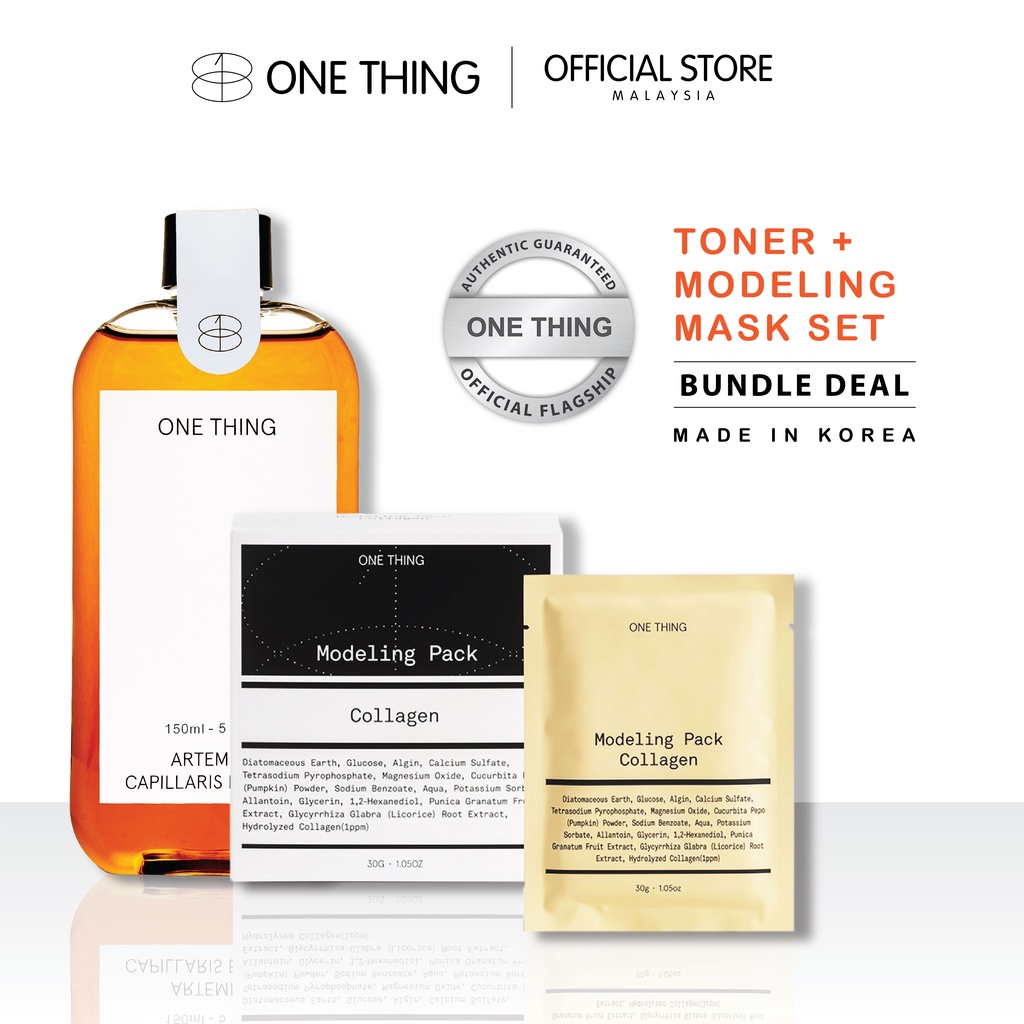 One Thing Toner & Modelling Mask Radian Skincare Set | Shopee Malaysia