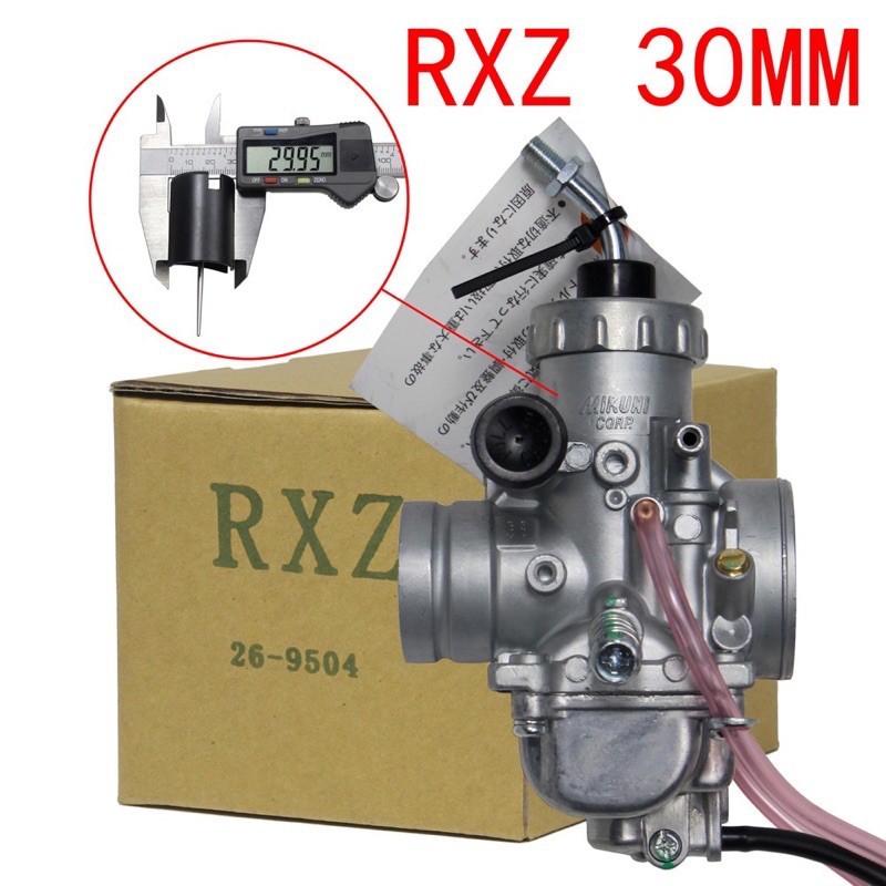 RXZ CARBURETOR 30MM SLIDE 30 MM STANDARD STD MILI CARB MIKUNI JAPAN ...