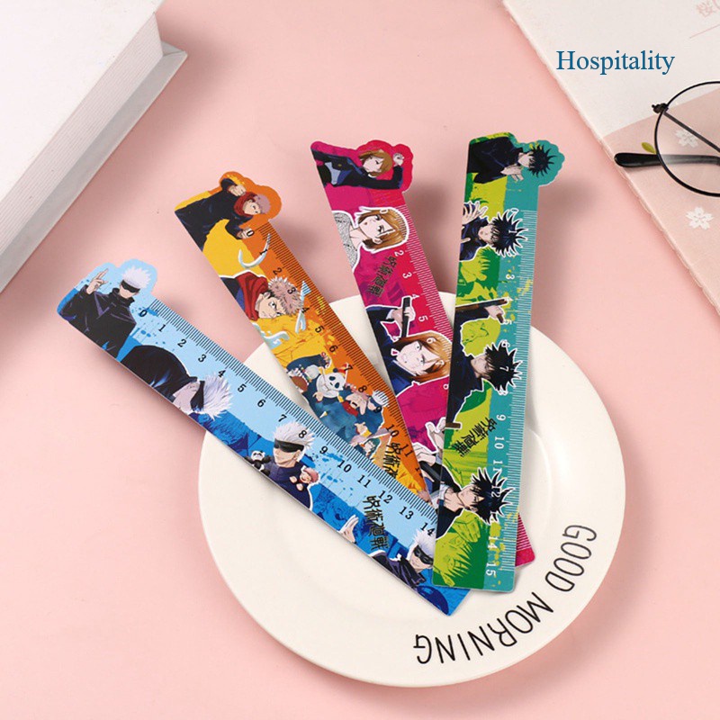 Hospitality Jujutsu Kaisen Acrylic Rulers Cartoon Figure Gojo Satoru ...