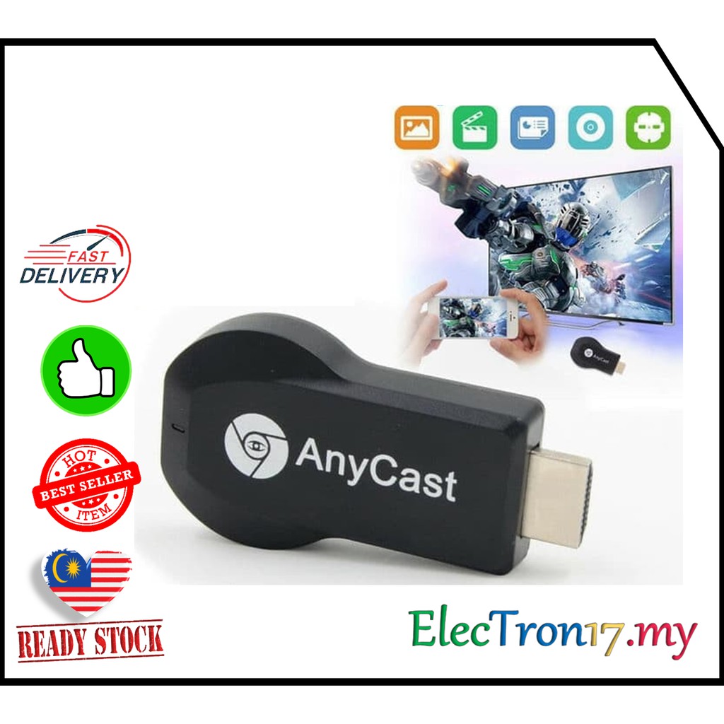 Anycast M2/M4 plus Wireless HDMI Media Video Dongle Receiver Mirroring ...