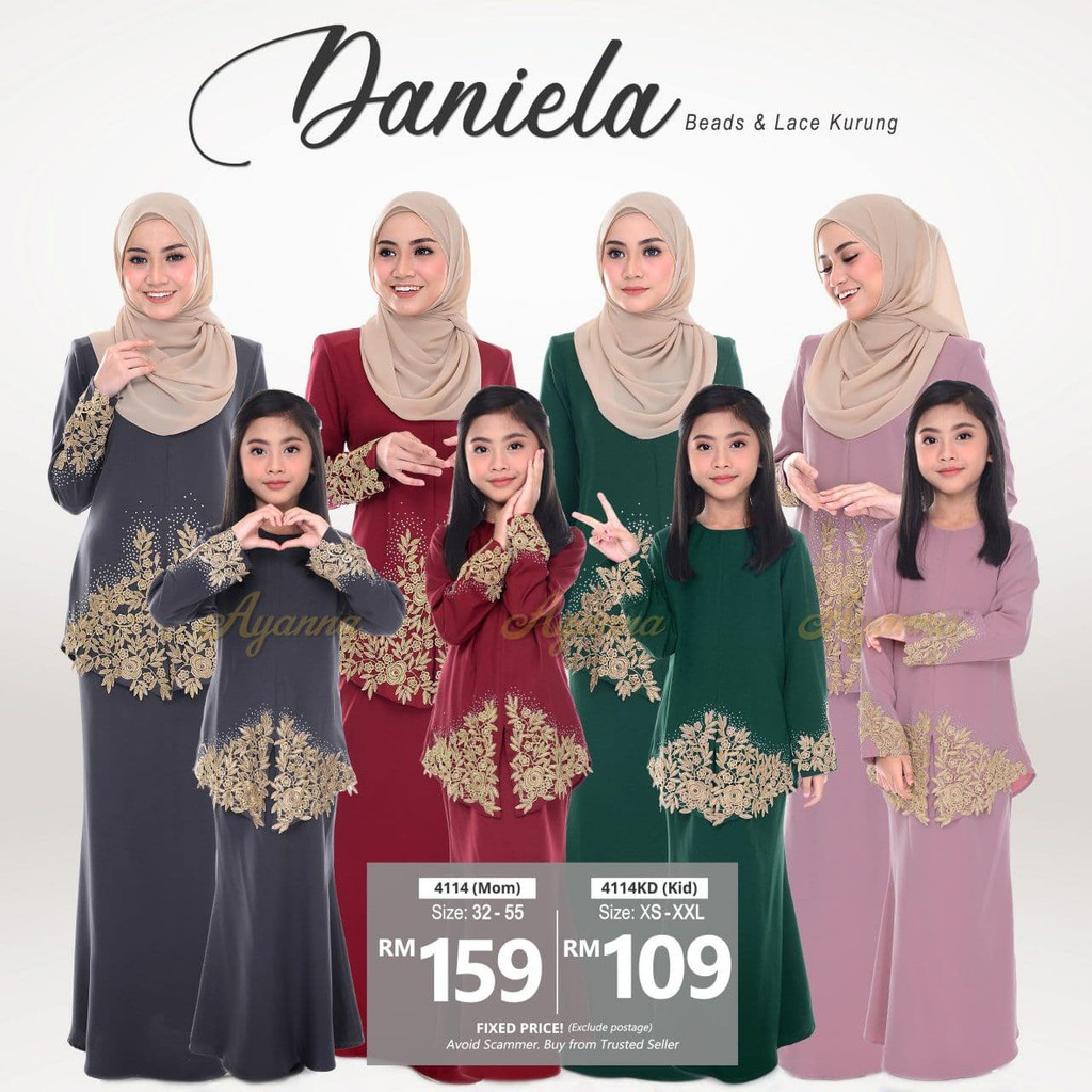 BAJURAYA 2021 KEBAYA MUSLIMAH BY AYANNA COLECTION | Shopee Malaysia