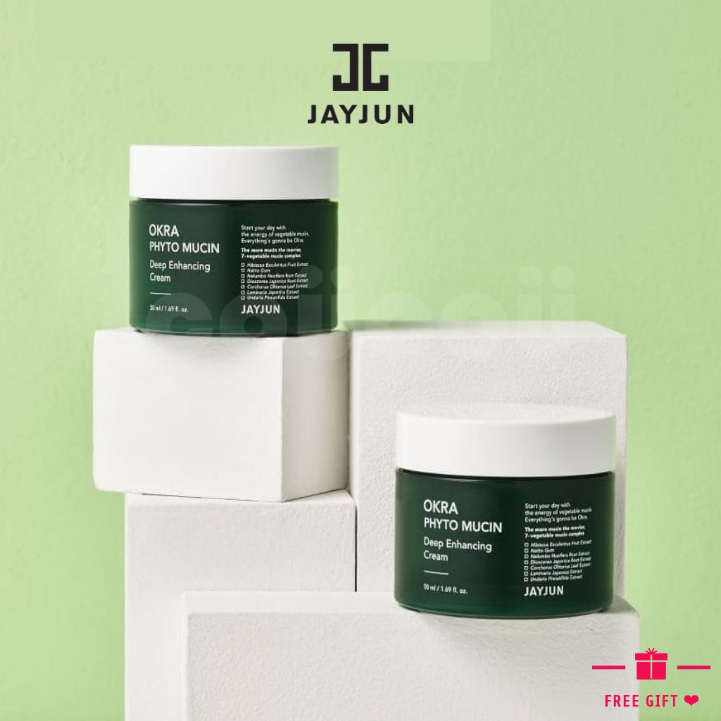[JAYJUN] jayjun Okra Phyto Mucin Deep Enhancing Cream 50ml | Shopee Malaysia