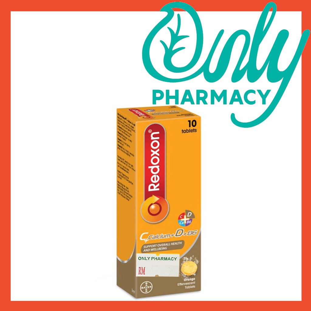 Redoxon EFFERVESCENT VITAMIN C+Calcium 10s or 3x10s Redoxon Cal-D Eff ...