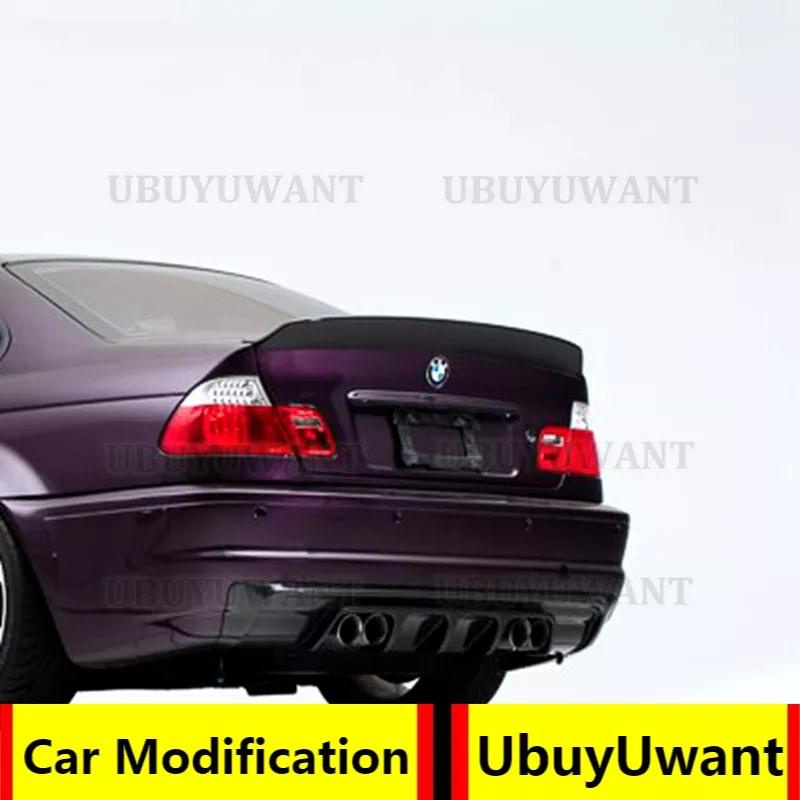 New Car Rear Trunk Spoiler Lip Boot Wing Lip For BMW E46 Sedan 4-Door ...