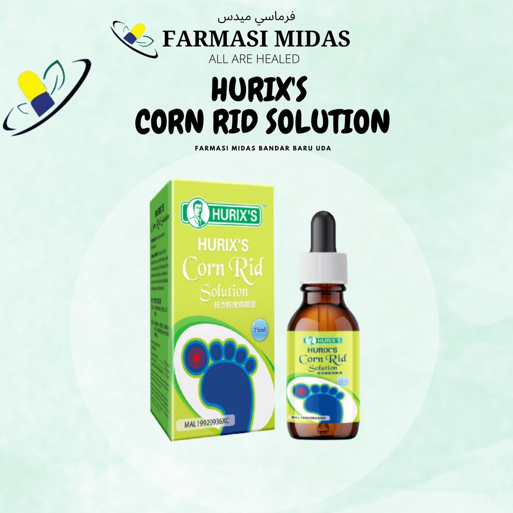 HURIX'S CORN RID SOLUTION | Shopee Malaysia