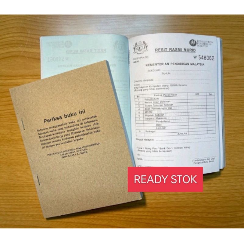 RM01 - Resit Rasmi Murid | Shopee Malaysia