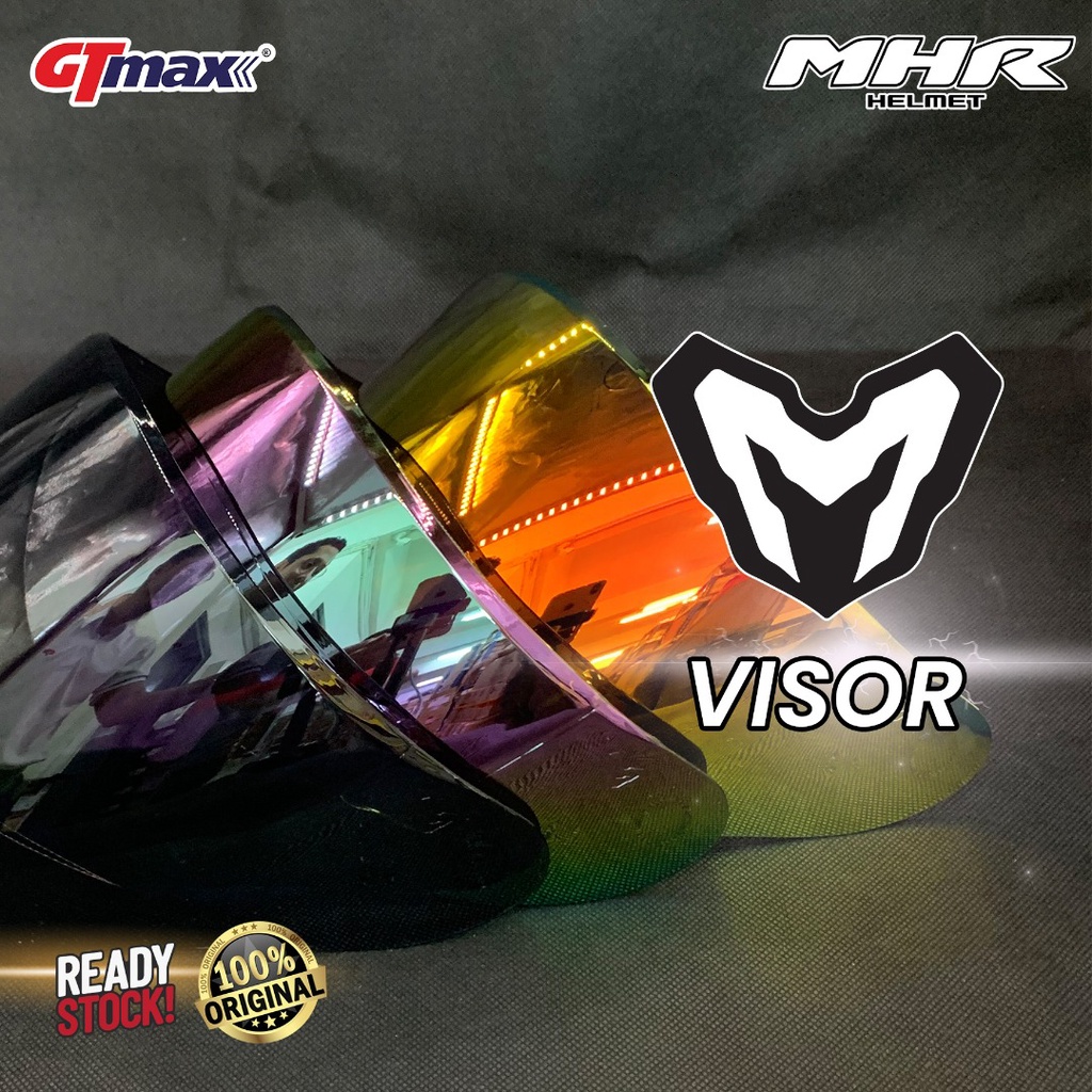 MHR OF622 BEATZ Visor 100%Original Siang Malam Day Night Smoke Rainbow ...