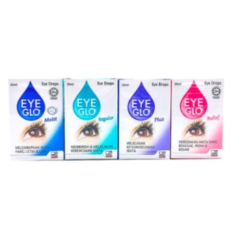 EYE GLO EYE DROPS REGULAR / MOIST / PLUS / RELIEF 10ML | Shopee Malaysia