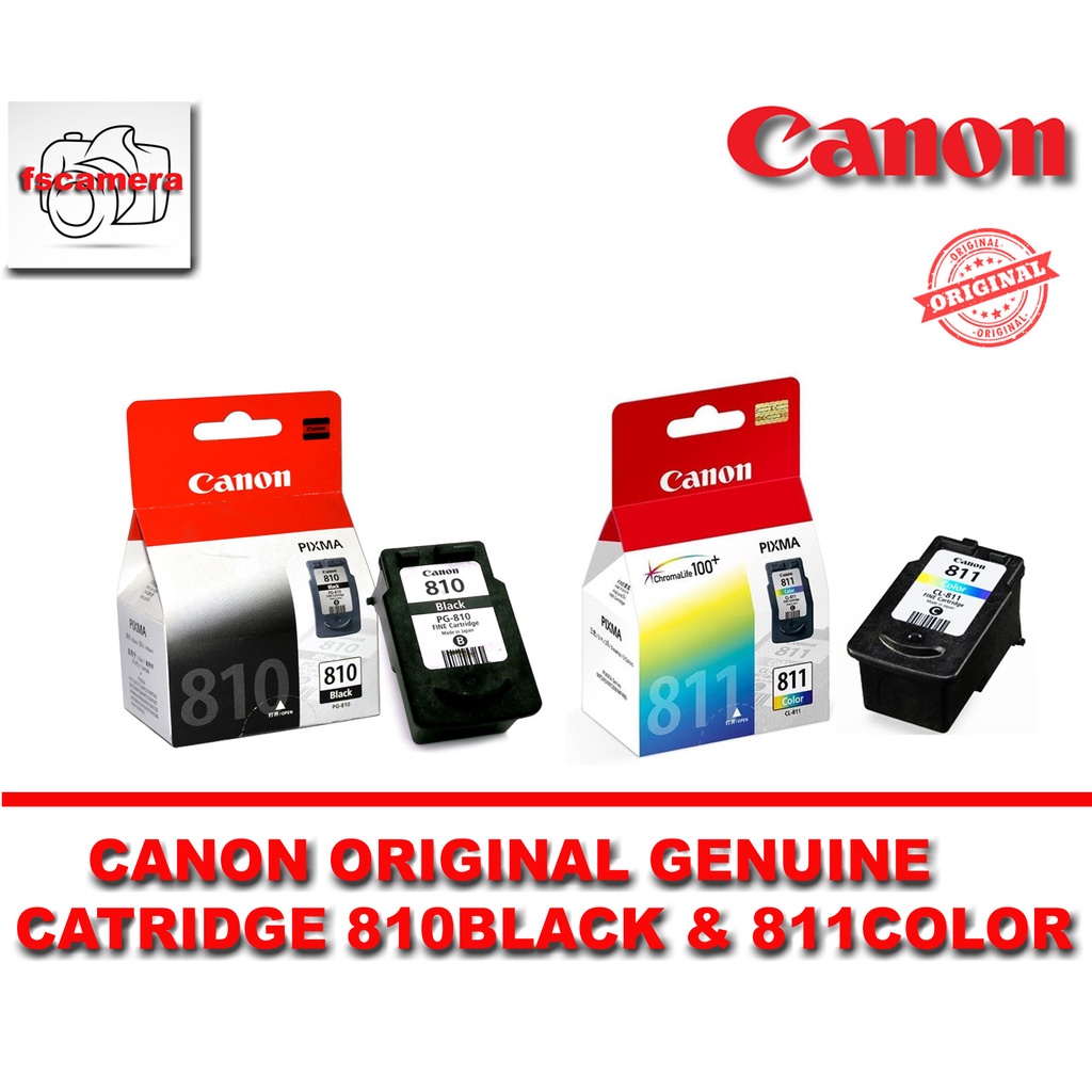 CANON 810+811 BLACK AND COLOR COMBO PACK CARTRIDGE | Shopee Malaysia