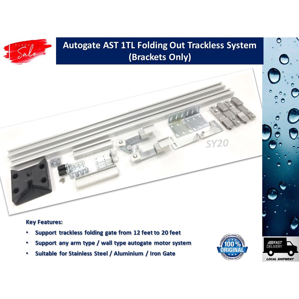 Autogate AST 1TL Folding Out Trackless System (Autogate Trackless ...