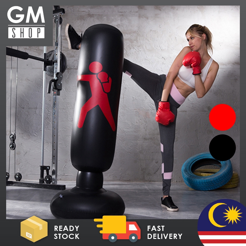 GMshop Vertical Inflatable Boxing Column Training Fitness Boxing ...