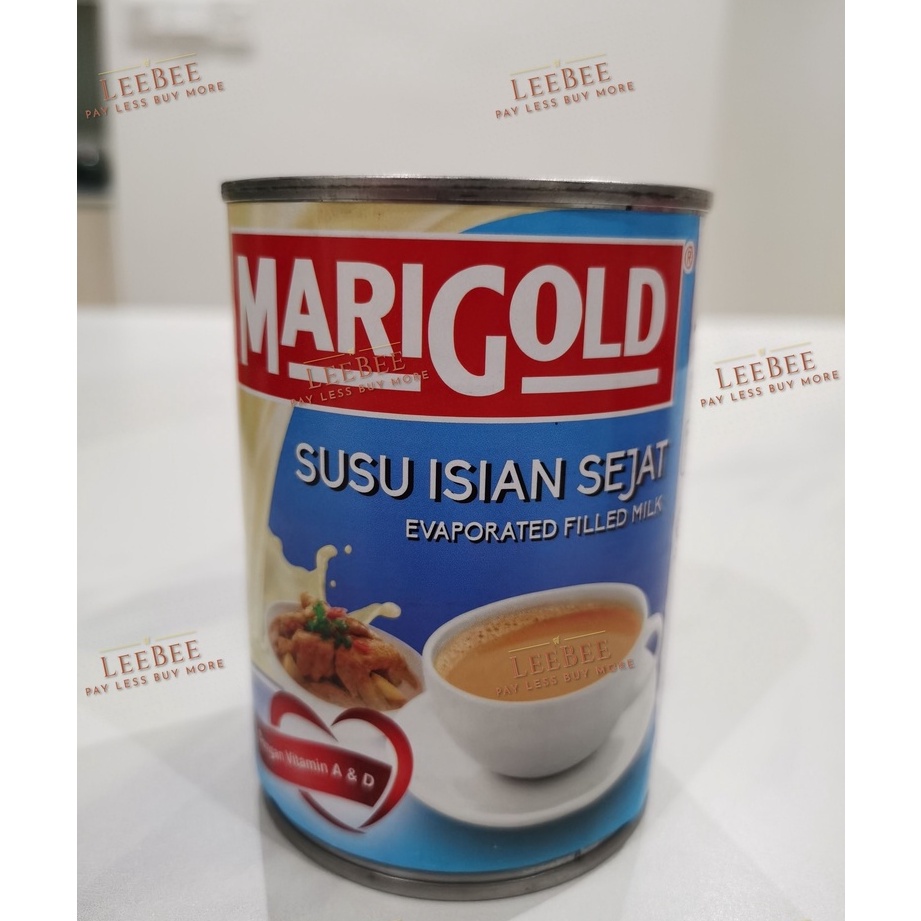 Marigold Susu Isian Sejat / Evaporated Filled Milk 390ml | Shopee Malaysia