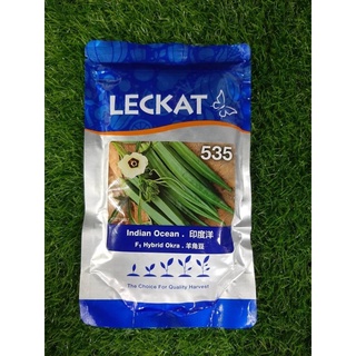 SEEDS/BENIH 50G 535 Leckat F1 Hybrid Okra Indian Ocean Benih Bendi ...