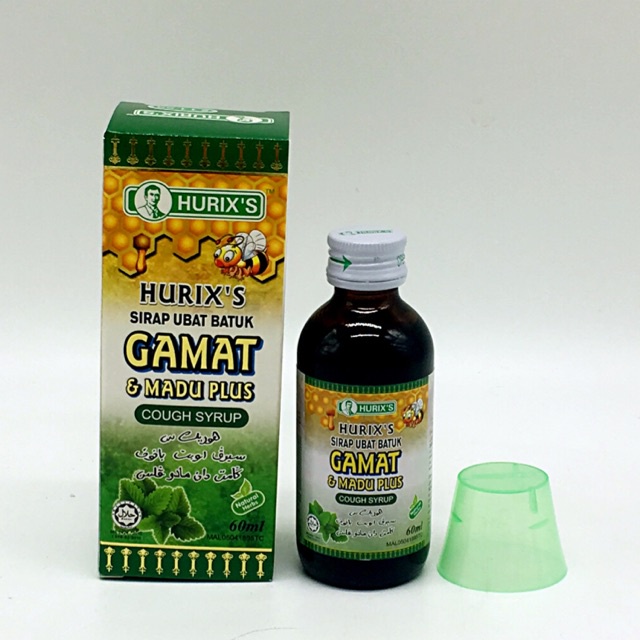 HURIXS GAMAT & MADU PLUS COUGH SYRUP 60 ml | Shopee Malaysia