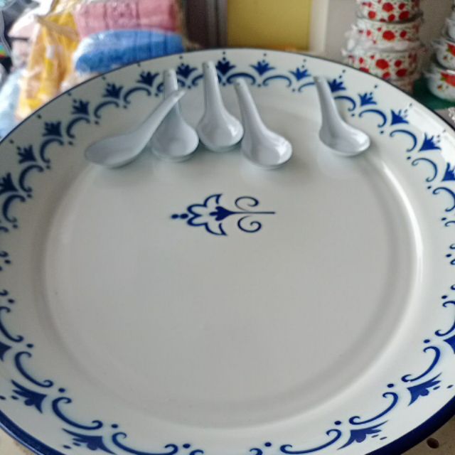 TALAM/DULANG LETAK GELAS /HIDANGAN /MATERIAL AYAN BLUE COLOUR | Shopee ...
