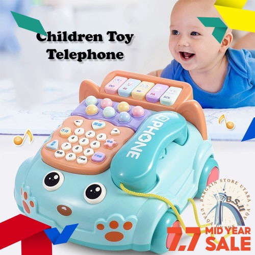 Telefon Mainan Muzik Kanak Kanak - Musical Telephone Electronic Car ...