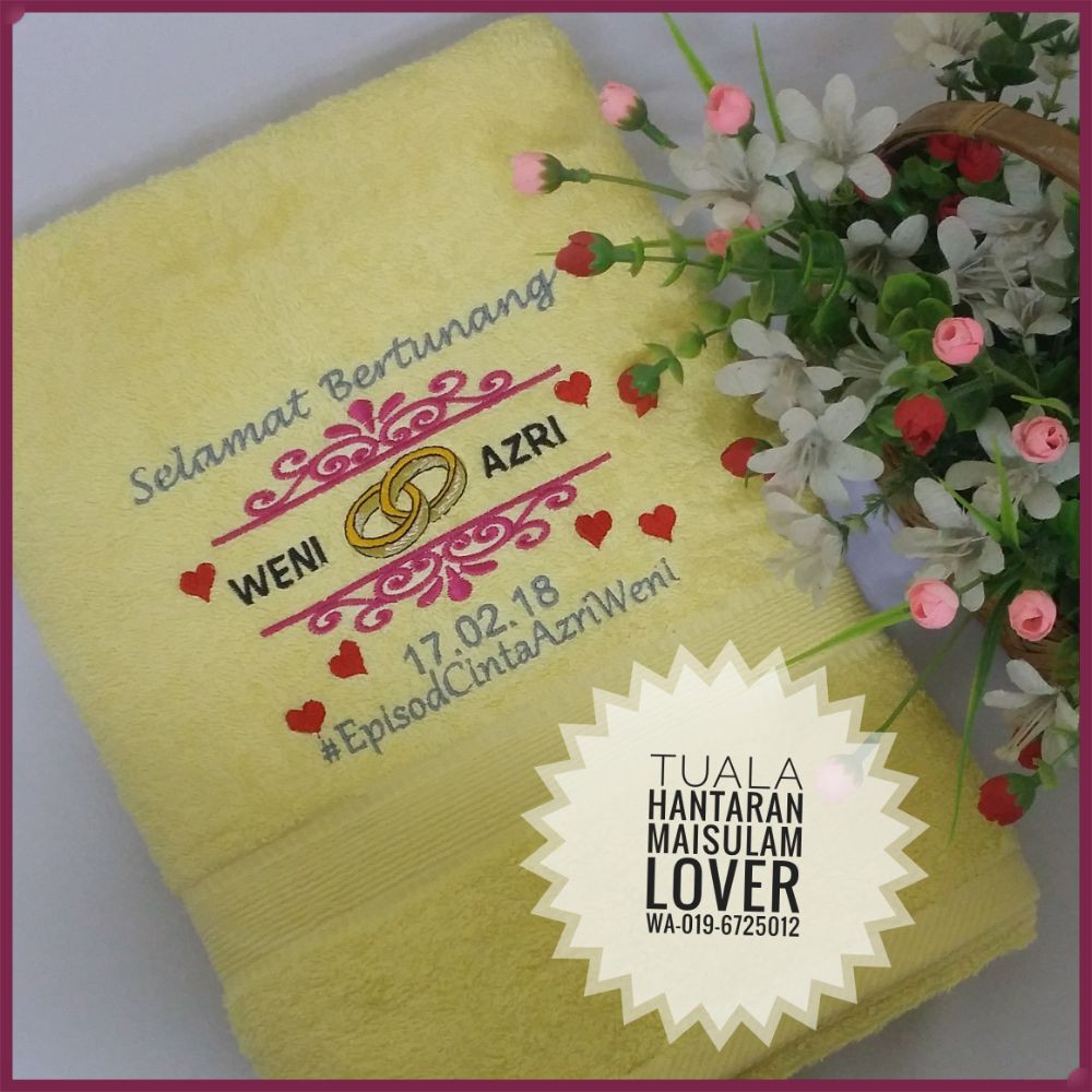 Pre-Order Tuala Sulam Hantaran | Shopee Malaysia