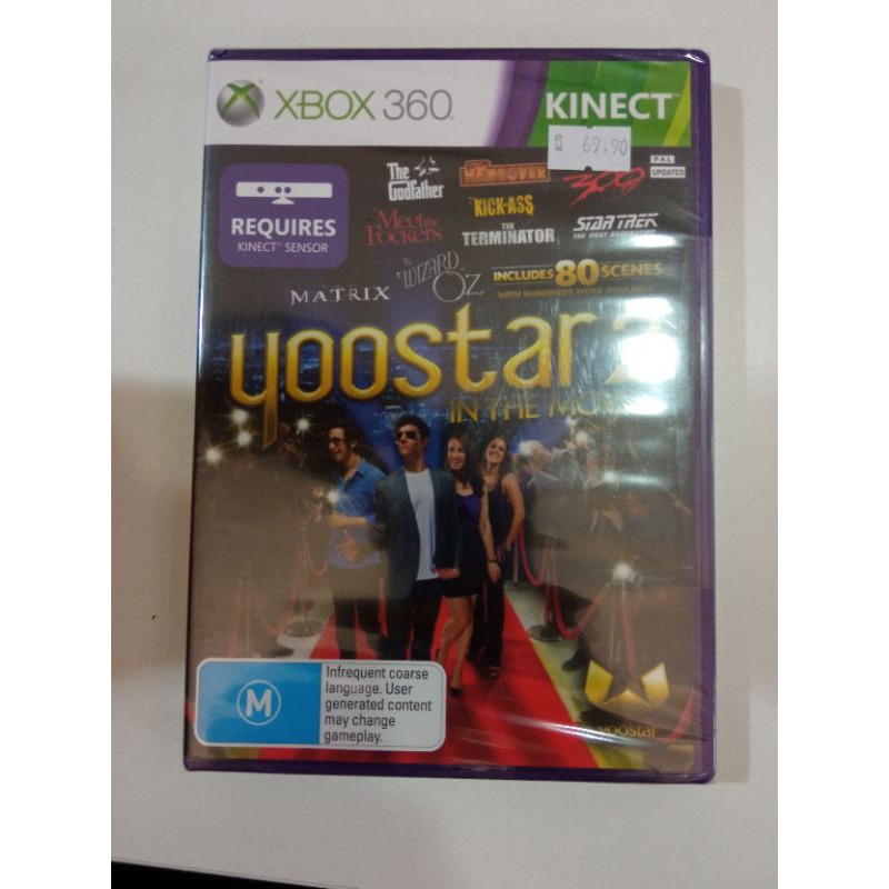 Xbox 360 Yoostar 2 in The Movie Kinect Game (New) | Shopee Malaysia