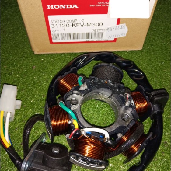 HONDA DREAM WAVE100 COIL MOTOR GENERATOR MOTOR KICK ANGKO ORI BOON SIEW ...