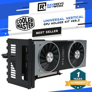 Cooler Master Universal Vertical GPU Holder Kit V2 with Riser Cable ...