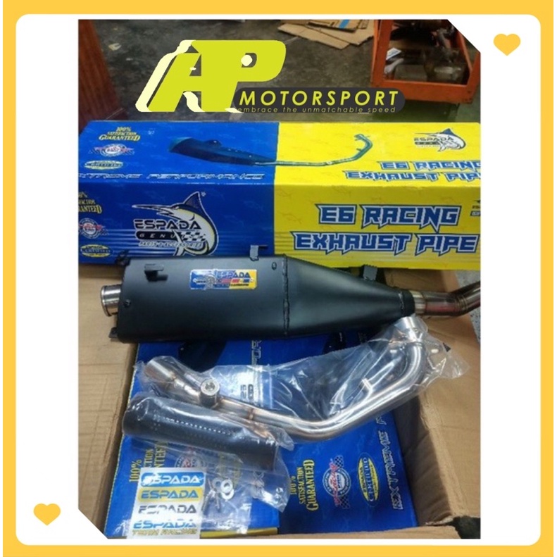 Honda RSX150 RSX 150 (100% Original Espada) E6 Racing Exhaust Ekzos Pipe Paip E6 28MM/30MM/32MM ...