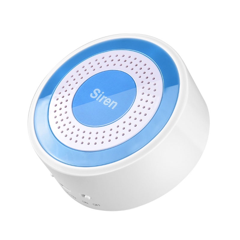 433mhz Wireless Sound and Light Siren 100dB Standalone Strobe Siren ...