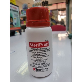 Steriprep Antiseptic Solution 60ml Exp: 08/2023 | Shopee Malaysia