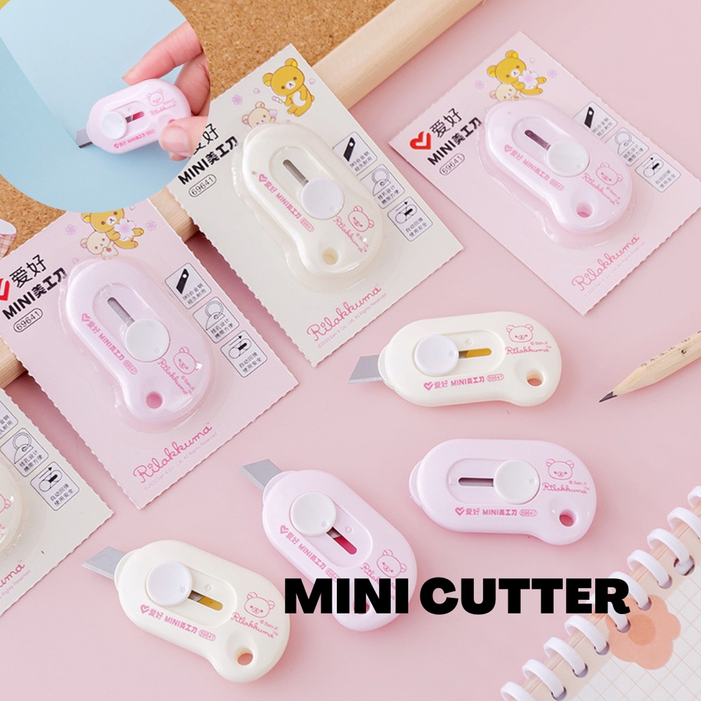 Cartoon Rilakkuma Cutter Mini Box Opener mini paper cuter Unbox knife ...