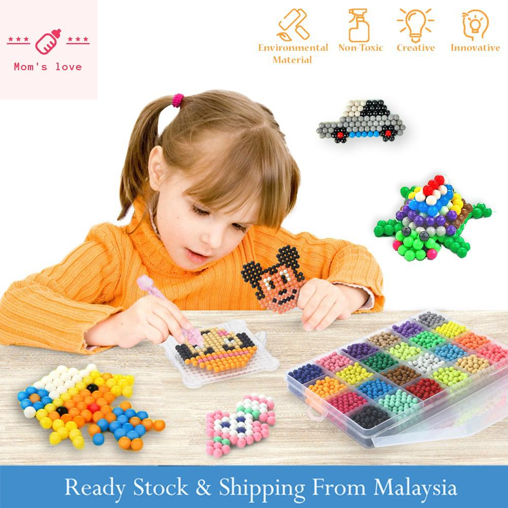 [Mom's love] DIY Water Magic Sticky Beads Spray Water Handmade 3D ...