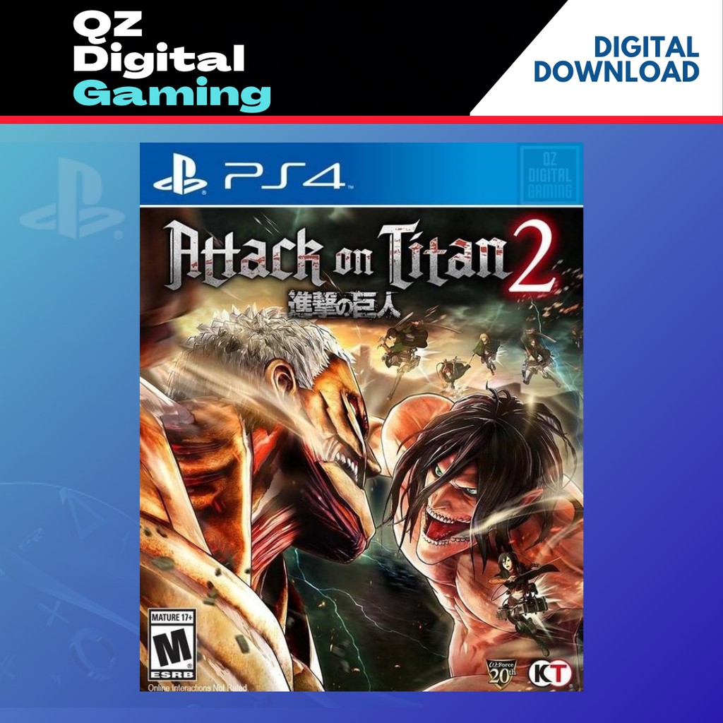 PS4 / PS5 Attack On Titan 2 Digital Download English/Chinese Version ...