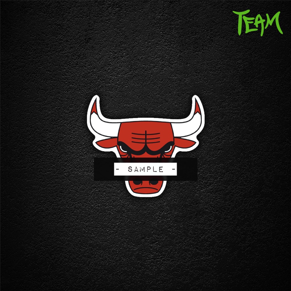 CHICAGO BULLS - Premium Fan-made Sticker (TEAM series) | Shopee Malaysia