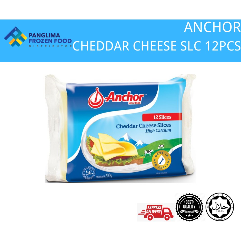 Anchor cheddar cheese sliced 12pcs | BeeCost