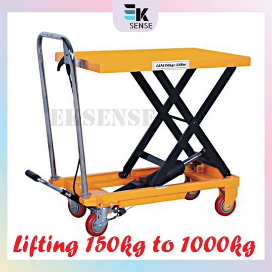 Heavy Duty Hydraulic Lifting Trolley Multifunction Lift Table Trollies ...