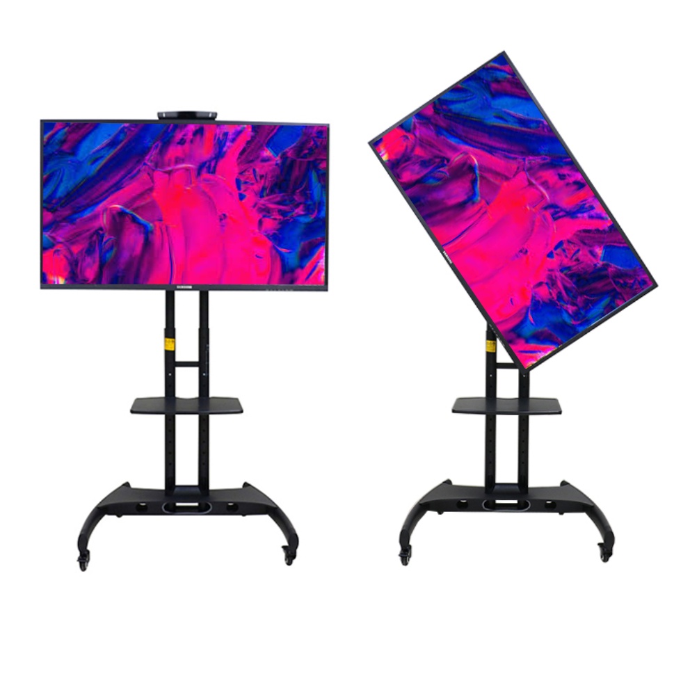 Rotatable Smart TV Stand Monitor Stand with wheel Television Floor ...