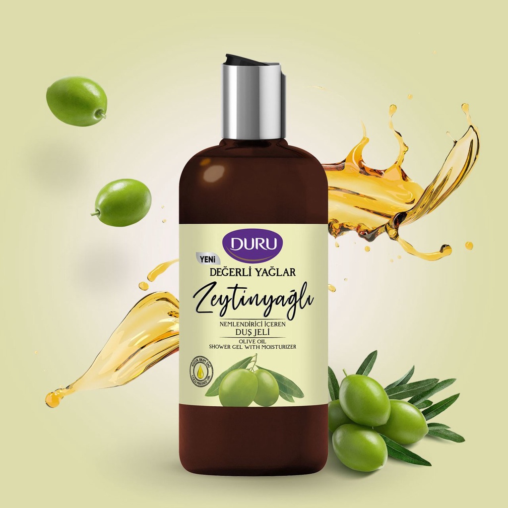 Duru Precious - Premium Cold Pressed Olive Oil Shower Gel 500ml | Shopee Malaysia