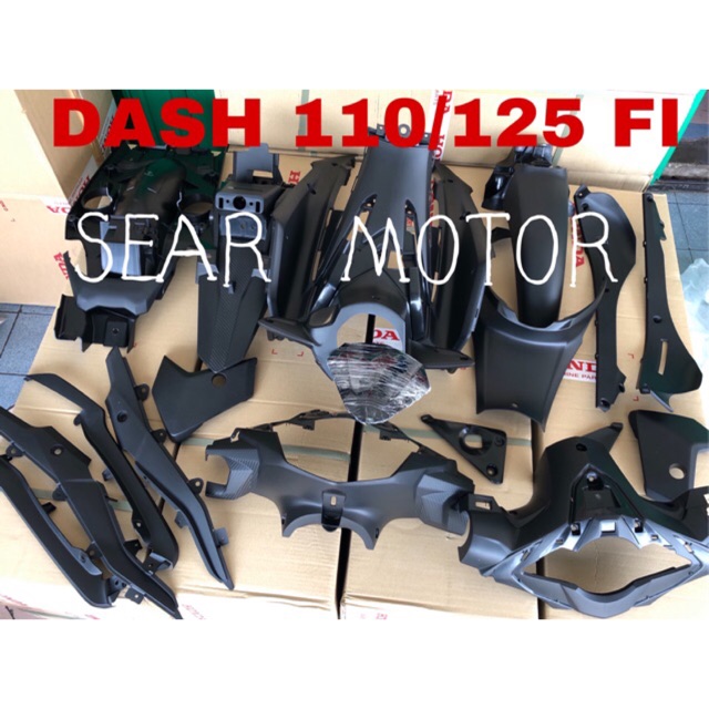 WAVE DASH 110/125 FI ALL FULLY SET INNER BLACK COVER 100%ORIGANAL HONDA | Shopee Malaysia
