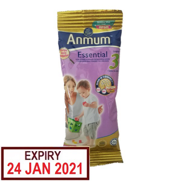 Anmum Essential Step 3 with MFGM (Original) 28g sachet [EXPIRY 24/01 ...