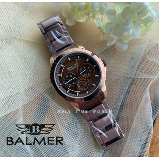 BALMER | 5131M BRG-10 Multifunction Sapphire Women's Watch Brown ...