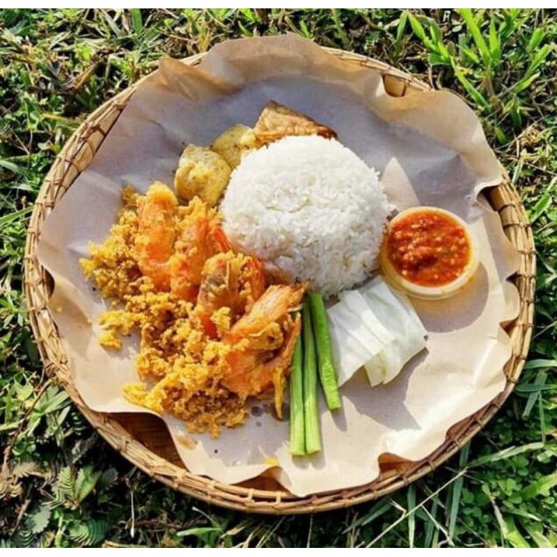 PINGGAN BULUH TRADISIONAL | BADANG BULUH BULAT | TAMPI BULUH | NYIRU ...