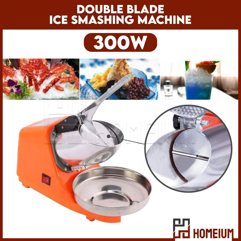 Homeium 300W DOUBLE Blade Ice Crusher Shaving / Ais Kacang Machine ...