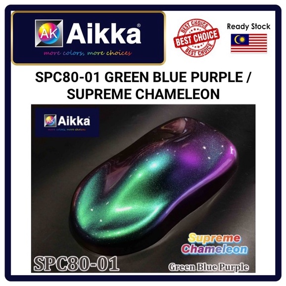 AIKKA Paints Supreme Chameleon SPC80-01 Green Blue Purple / Aerosol Spray Tin | Shopee Malaysia