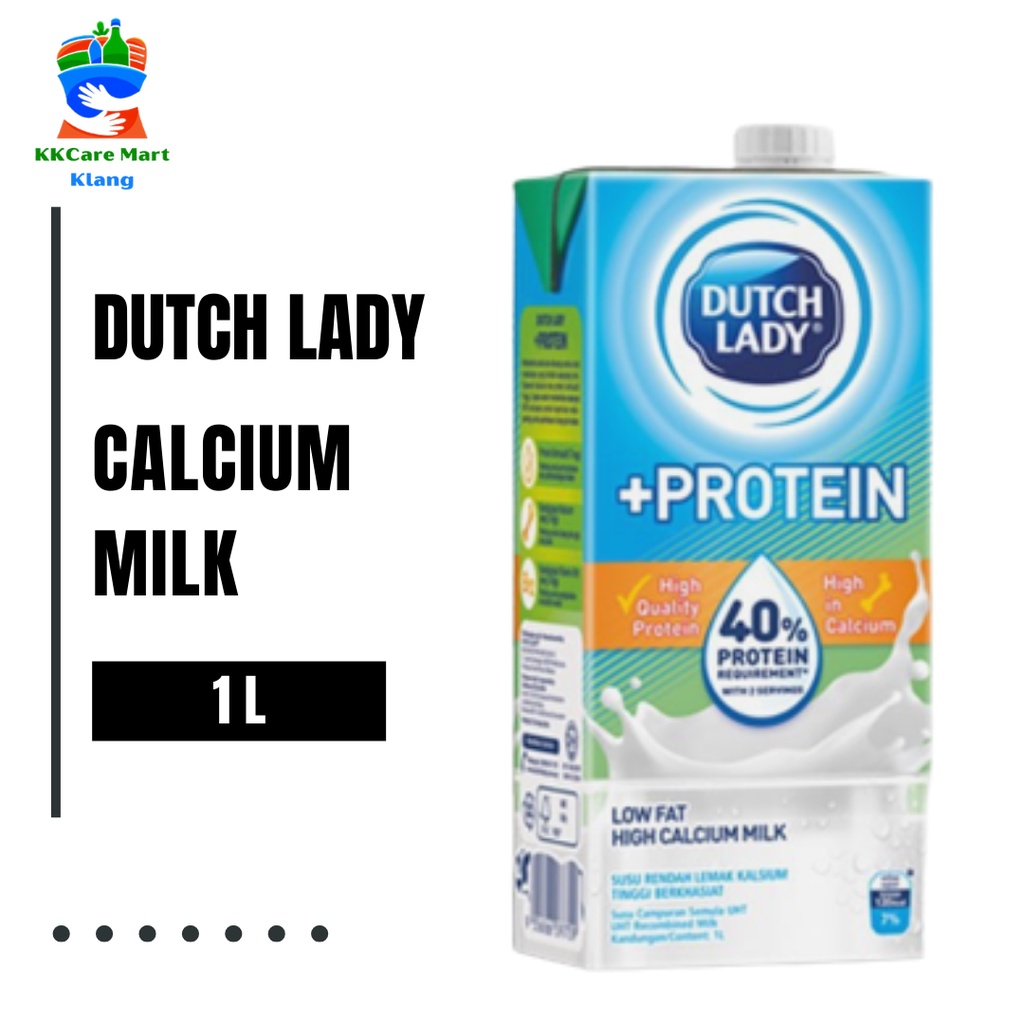Dutch Lady - +Protein Low Fat High Calcium Milk - 1L | Shopee Malaysia