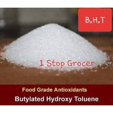 BHT Butylated Hydroxytoluene Food Grade (100GM) | Shopee Malaysia