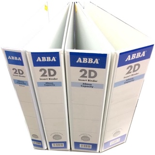 ABBA 2D PVC Ring File (A4) / Fail Kulit Keras / White File / Fail Putih ...